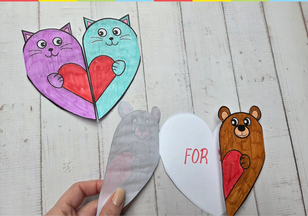 Heart animals – Crafting With Reny